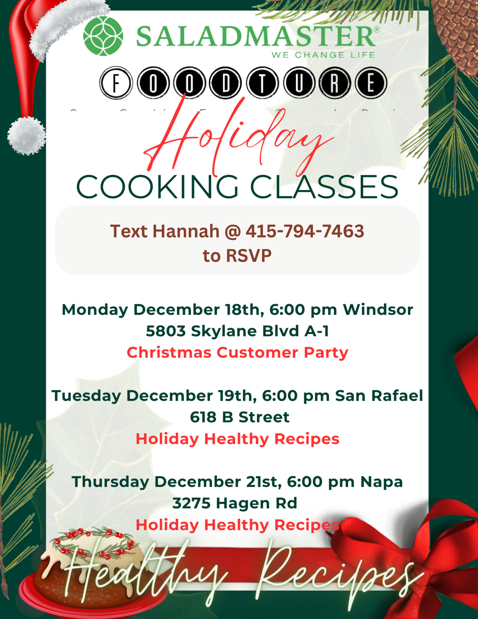 Hannah Romanowsky – Learn to Cook Healthy Meals for Family and Friends!